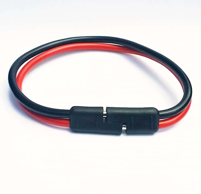 12v Connector 12 GA 12\" QUICK DISCONNECT POLARIZED INLINE POWER CABLE ...