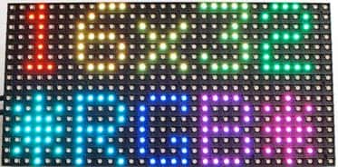 Raspberry Pi Lights up an RGB LED Matrix Panel | West Florida Components